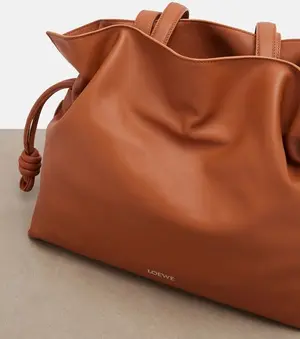 Loewe Flamenco Large Leather Clutch