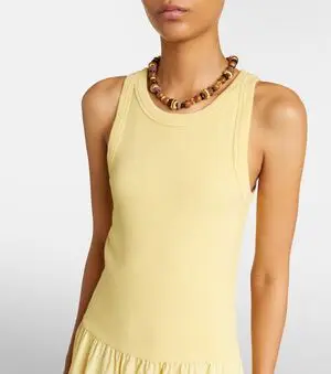 Velvet By Graham & Spencer Romilly Cotton-blend Midi Dress