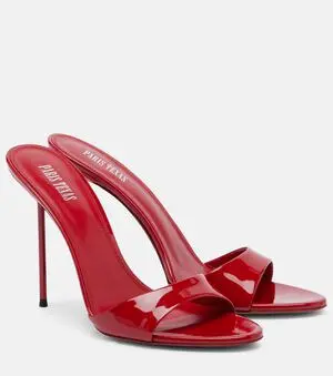 Paris Texas Patent Leather Mules