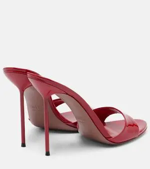 Paris Texas Patent Leather Mules