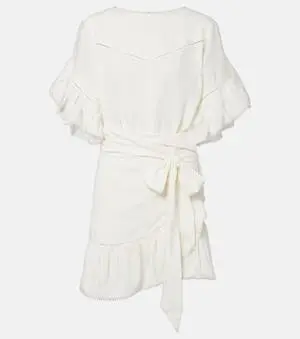 MARANT ETOILE Melicia Ruffled Mini Dress - White