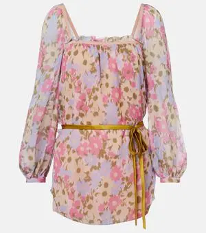 Valentino Garavani Floral Silk Georgette Blouse
