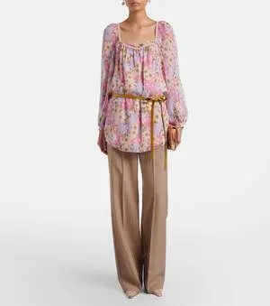 Valentino Garavani Floral Silk Georgette Blouse