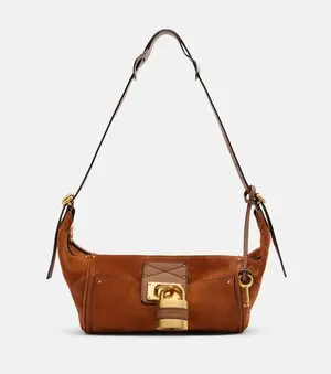Chloé Paddington Small Suede Shoulder Bag - Vintage Brown