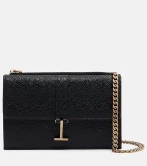 TOM FORD Kara Mini Leather Shoulder Bag - Black