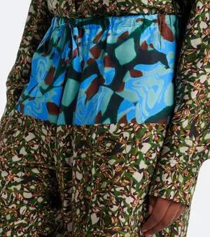 Dries Van Noten Printed Wide-leg Trousers - Multicoloured