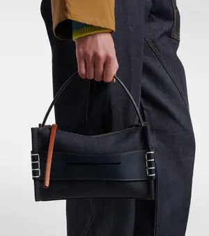 JW Anderson Small Denim Shoulder Bag - Blue