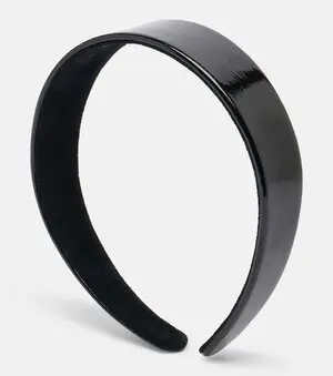 JENNIFER BEHR Patent Leather Headband - Black