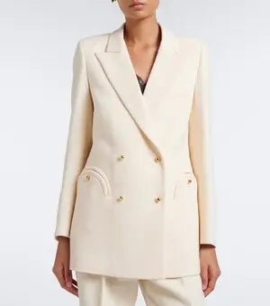 BLAZÉ MILANO Double-breasted Virgin Wool Blazer