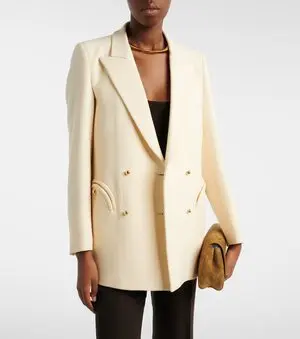 BLAZÉ MILANO Double-breasted Virgin Wool Blazer