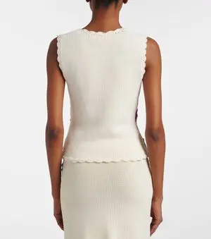 Chloé Crocheted Cotton Top