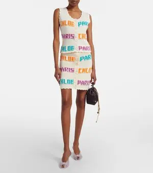 Chloé Crocheted Cotton Top