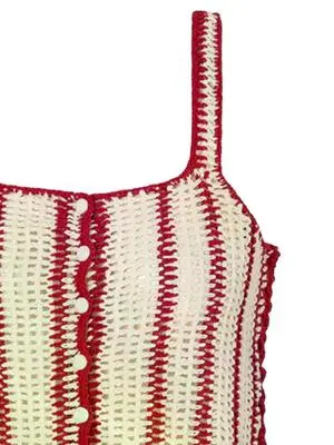 ALL THAT REMAINS Suki Crochet-knit Top