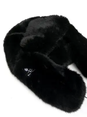 MASTERMIND WORLD Faux-fur Trapper Hat With Skull Embroidery