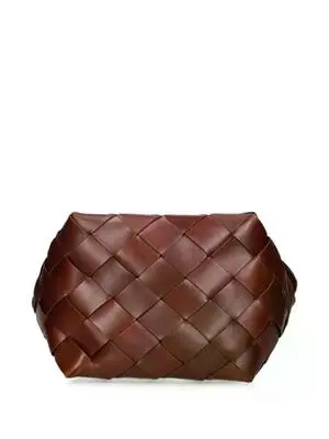 Dragon Diffusion Botteghe Woven Leather Bucket Bag - Brown