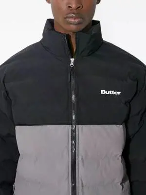 BUTTER GOODS Colour-block Quilted Puffer Jacket