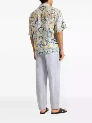 Orlebar Brown Vincent Paisley-print Shirt - Neutrals