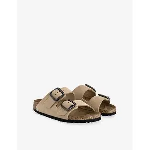 BIRKENSTOCK Arizona Suede Sandals - Sandcastle