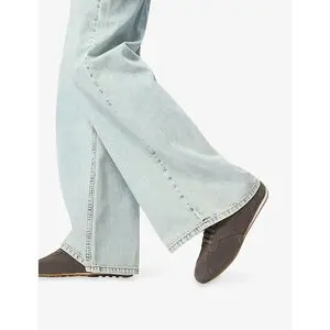 Whistles Panelled Suede Trainers - Grey