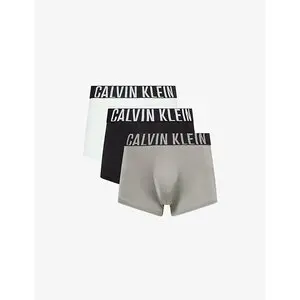 Calvin Klein Intense Power Pack Of Three Stretch-jersey Trunks - Multi