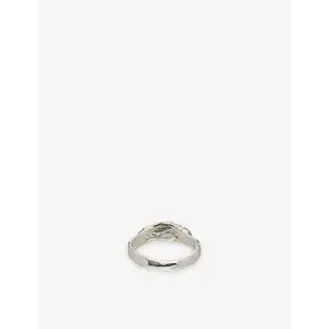 SIMUERO Sterling And Lemon Quartz Ring - Silver