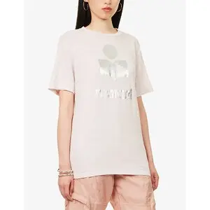 Isabel Marant Étoile Logo Print Linen T-shirt