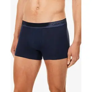 Calvin Klein Icon Pack Of Three Stretch-cotton Trunks - Multi