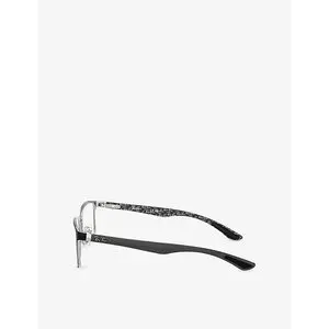 Ray-ban Rb8424 Rectangle Optical Glasses - Black