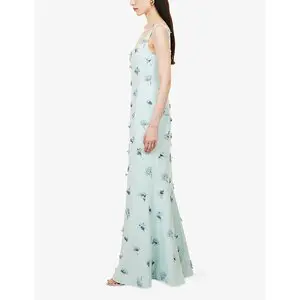 Simkhai Briella Embellished Woven Gown