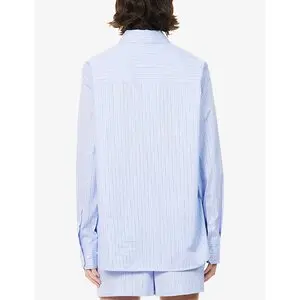 ANINE BING Essie Pinstripe Cotton Shirt