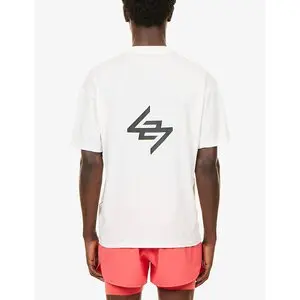 247 BY REPRESENT Dna Crewneck Stretch-jersey T-shirt - Flat White