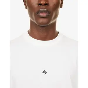 247 BY REPRESENT Dna Crewneck Stretch-jersey T-shirt - Flat White