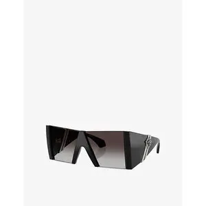 Versace Ve4515 Square-frame Acetate Sunglasses - Black