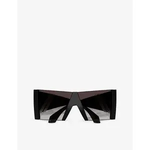 Versace Ve4515 Square-frame Acetate Sunglasses - Black