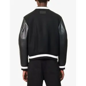 Givenchy Wool And Leather Bomber Jacket