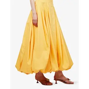 Simkhai Hally Bubble-hem Cotton Midi Dress