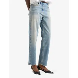 Prada Straight-leg Washed Denim Jeans