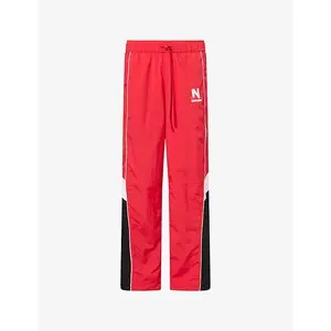 NAHMIAS Colour-block Nylon Jogging Bottoms - Red