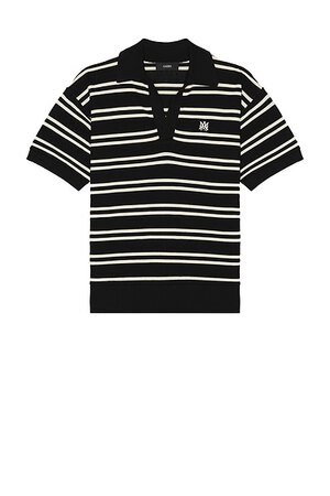 Amiri Ma Stripe Knit Polo