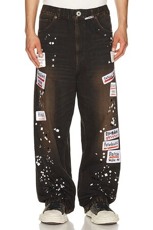 Mihara Yasuhiro Embellished Denim Jeans