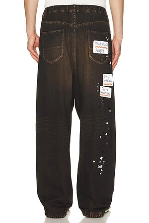 Mihara Yasuhiro Embellished Denim Jeans