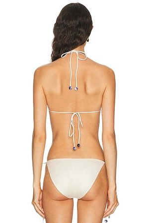 SIEDRES Juniper Embellished Bikini Top