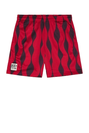 PARRA Waved Mesh Shorts