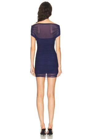 SEROYA Bella Mini Dress - Navy