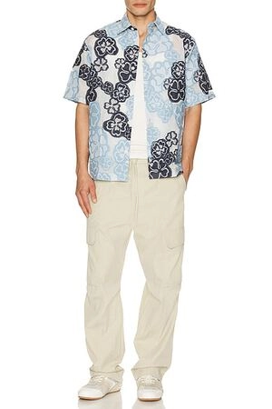 Nn07 Freddy Short Sleeve Shirt 50075 - Blue Multi