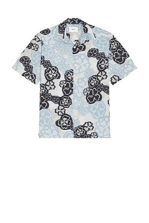 Nn07 Freddy Short Sleeve Shirt 50075 - Blue Multi
