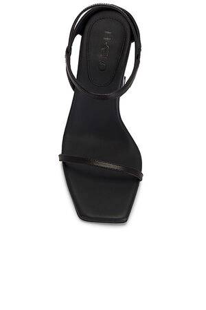HAELO Sculptural Heel Leather Sandals