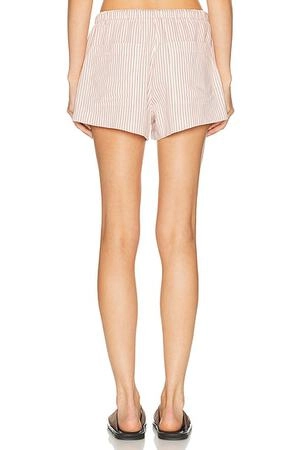 Citizens Of Humanity Este Drawstring Shorts - Raspberry Stripe