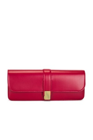 Khaite Blake Clutch With Gold Tone Hardware - Ruby