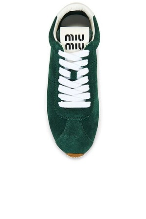 Miu Miu Plume Sneaker - Oleandro